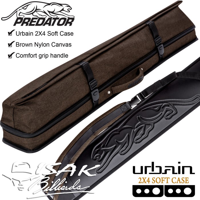 Jual Predator Urbain 2x4 Brown Soft Cue Case - Tas Stick Billiard 2B4S ...