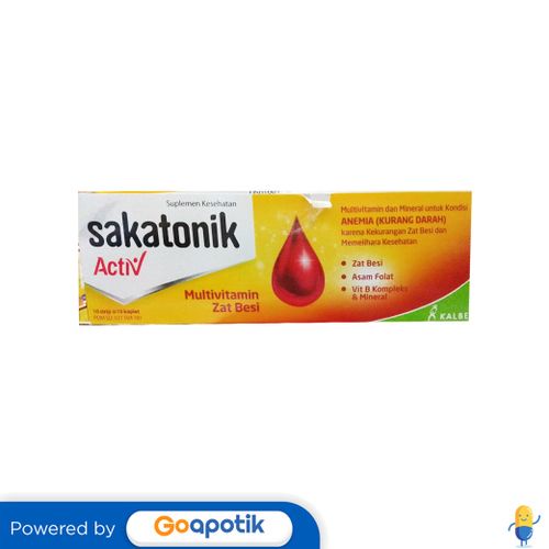 Jual SAKATONIK ACTIV BOX 100 KAPLET | Shopee Indonesia