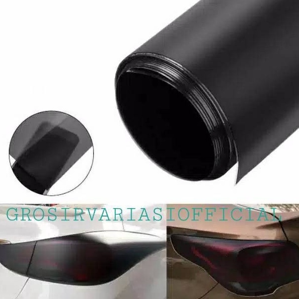 Jual Sticker Stiker Lampu Headlamp Smoke Hybrid Warna HITAM DOFF ...