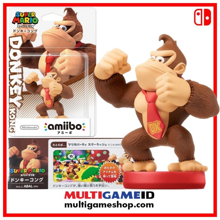 Jual Amiibo Donkey Kong Amiibo Super Mario Series | Shopee Indonesia