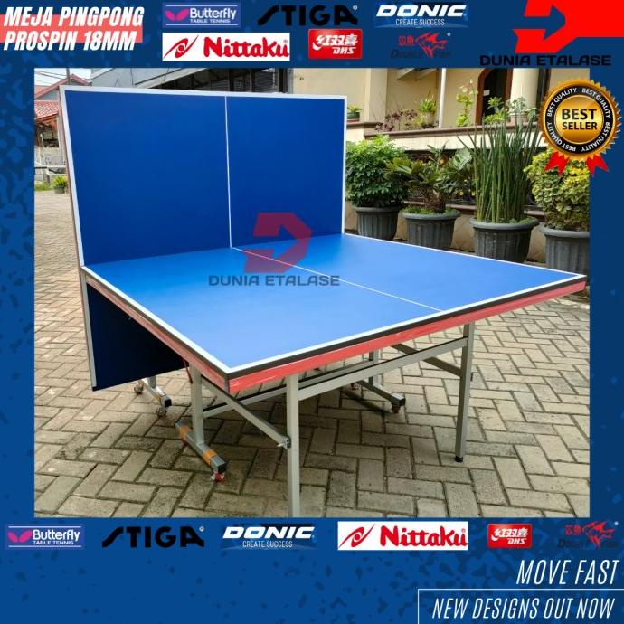 Jual MEJA PINGPONG MEJA TENIS MEJA PROSPIN BAHAN MDF 18mm BUKAN PARTIKEL | Shopee Indonesia