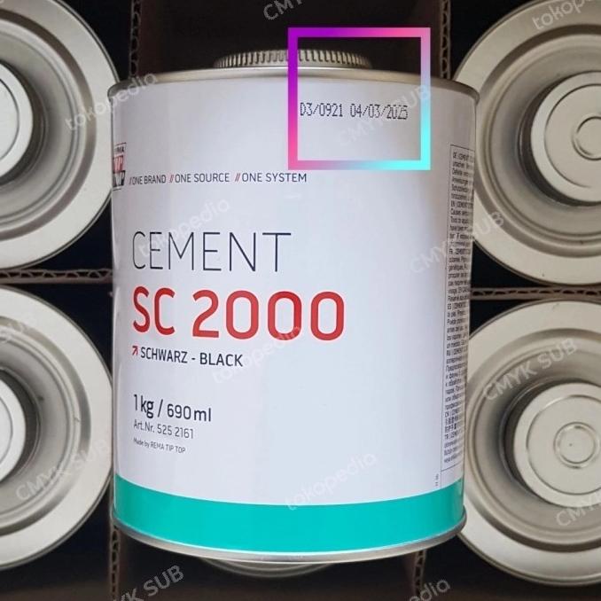 Jual Lem Rema Tip Top Cement SC2000 only, exclude Hardener | Shopee ...