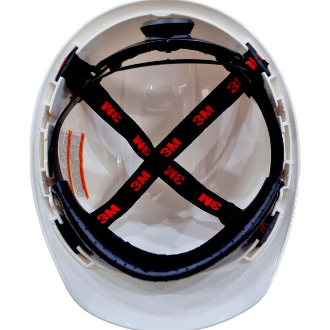 Jual Helm Safety Proyek 3M Ratchet Suspension H-700 Series - White ...