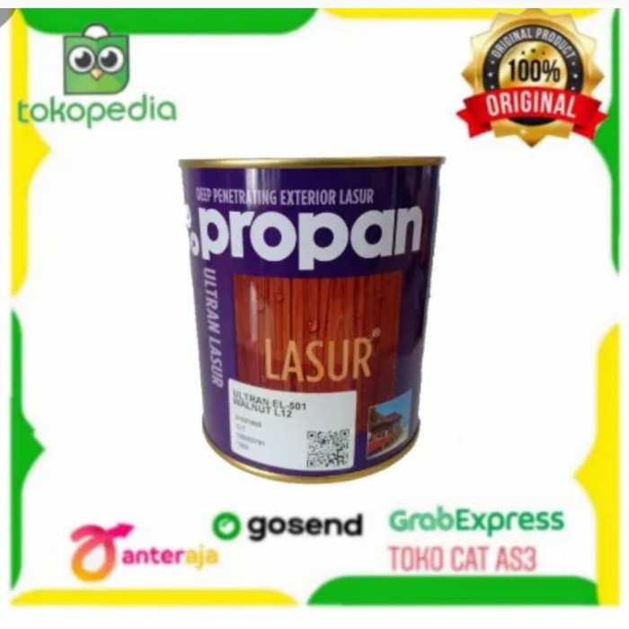 Jual Cat Kayu Propan Ultran Lasur Natural Gloss/Clear/Natural | Shopee ...