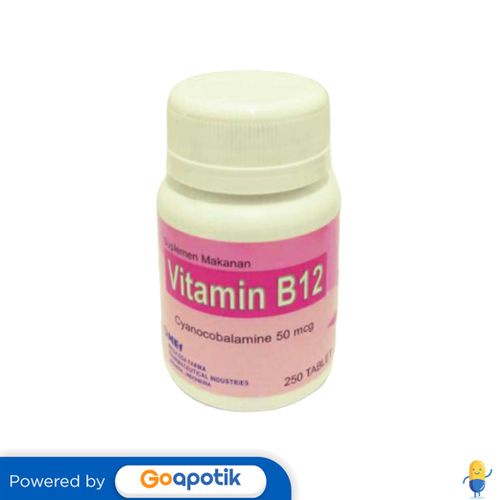 Jual VITAMIN B12 MEGA ESA FARMA 50 MCG BOTOL 250 TABLET | Shopee Indonesia