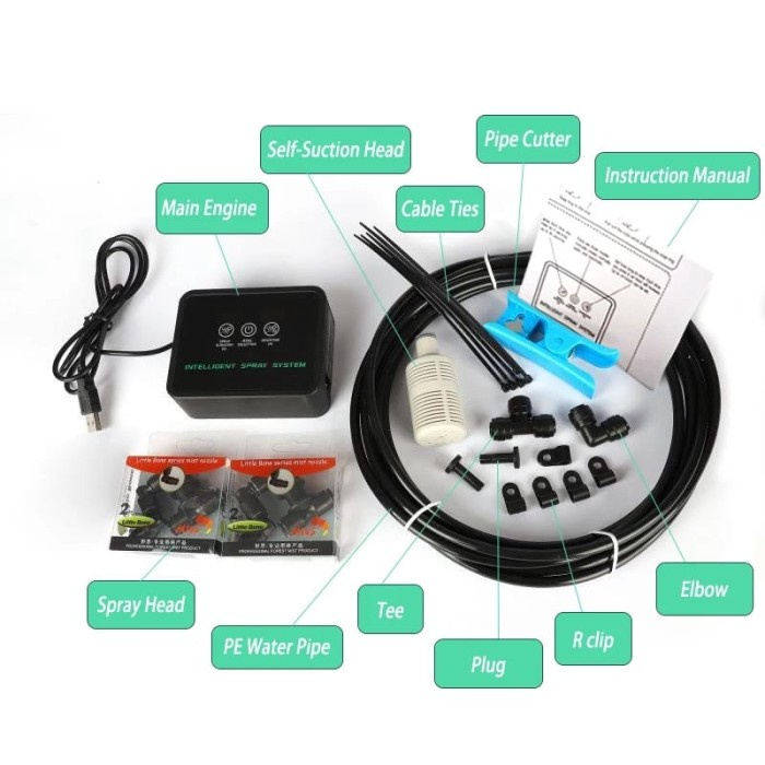 Jual Mius Smart System Rainforest Sprayer Chameleon DartFrog Paludarium ...