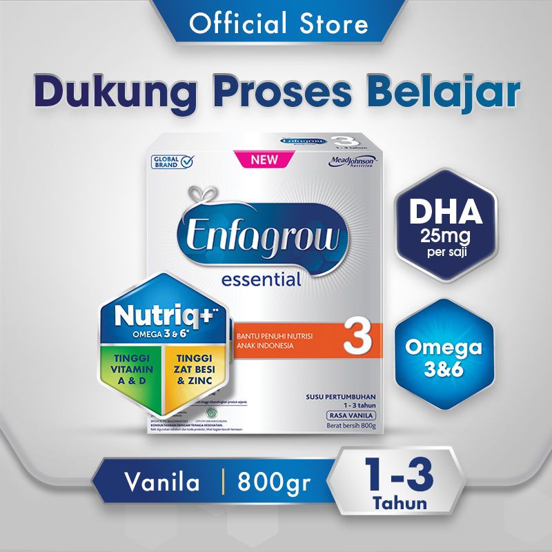 Jual Enfagrow Essential 3 (1-3th) 800g | Shopee Indonesia