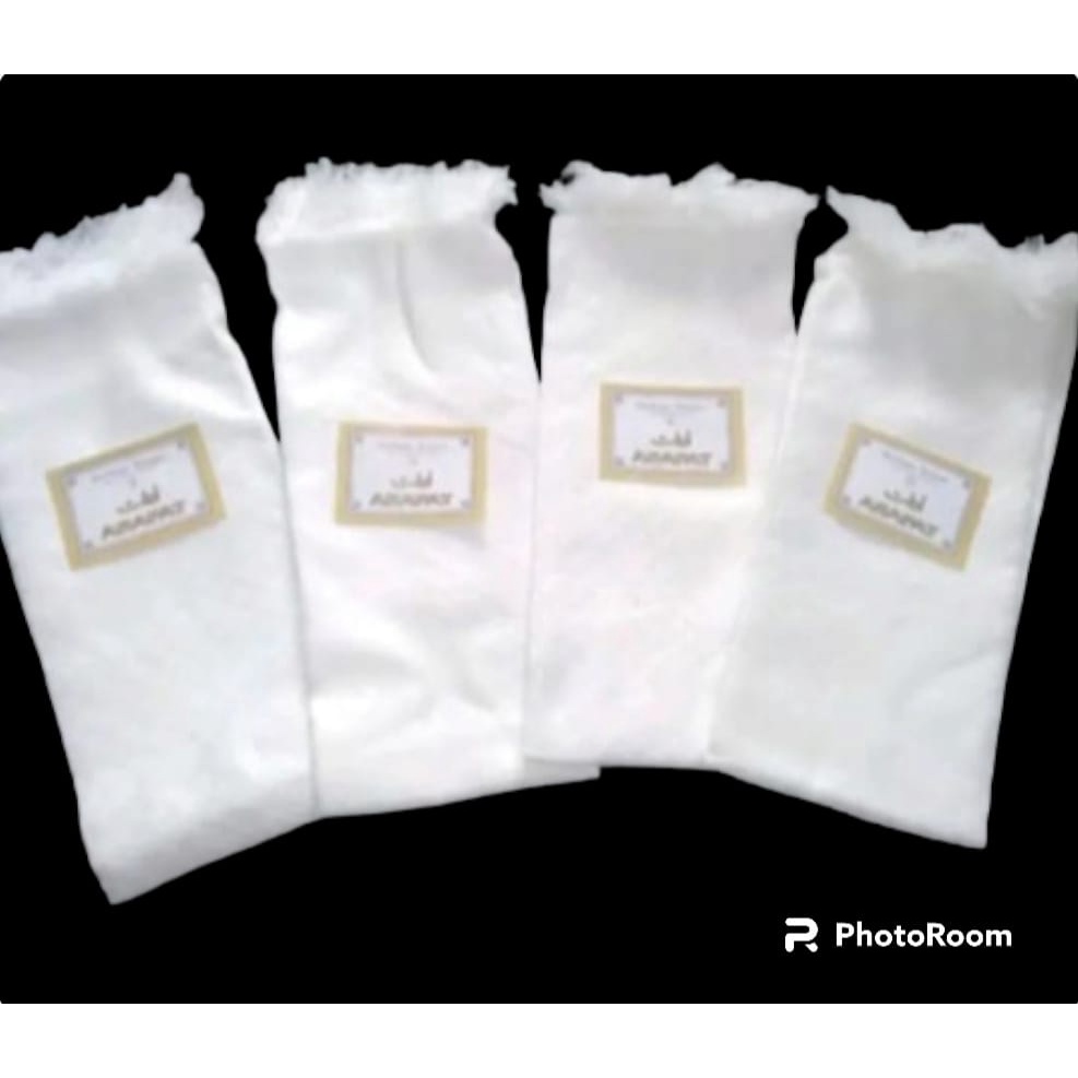 Jual Grosir isi 10pcs - Surban sorban Arafat Putih Polos - Sorban Kain ...
