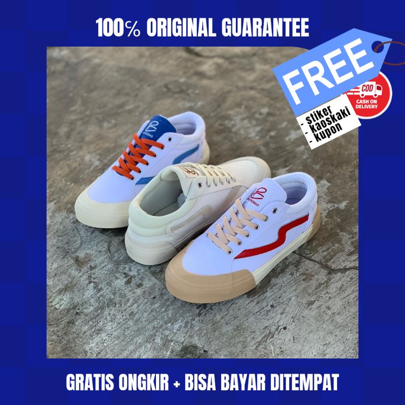 Jual (TURUN 1 SIZE) PATROBAS CLOUD LOW WHITE EDISI JAWA TENGAH (FREE ...
