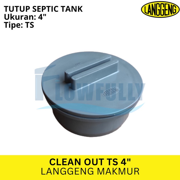 Jual CLEAN OUT TS 4 INCH LANGGENG PVC TUTUP SEPTIC TANK CO 4 DIM ...
