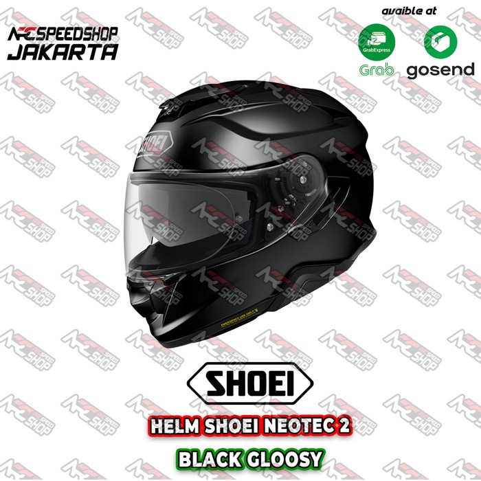 Jual [New Ori] Helm Shoei Neotec Ii Modular Black Gloosy Original ...