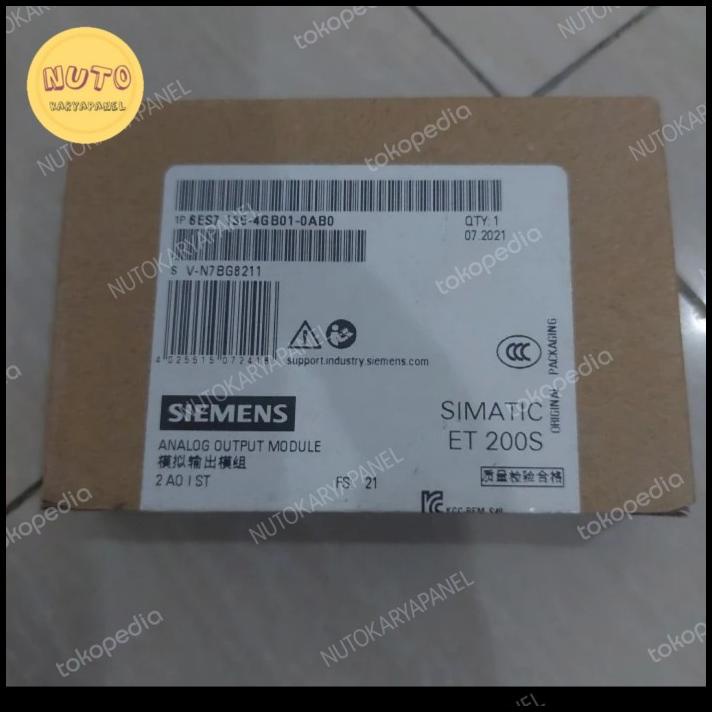 Jual Siemens Simatic S7 1p 6es7 135 4gb01 0ab0 Analog Output Module Et