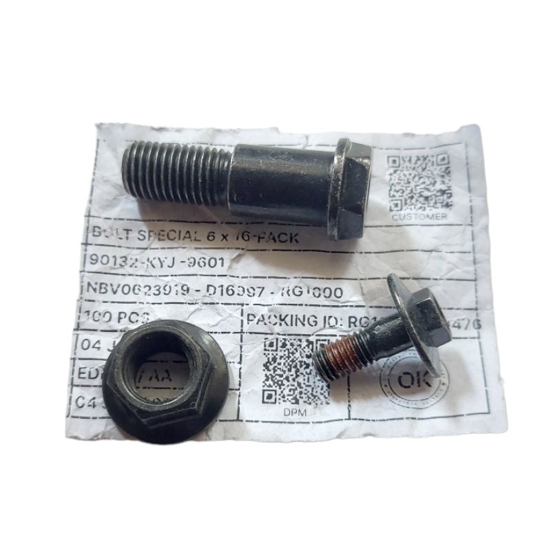 Jual Bolt Side Stand Pivot Baut Standar Samping Set Lengkap Beat ADV ...