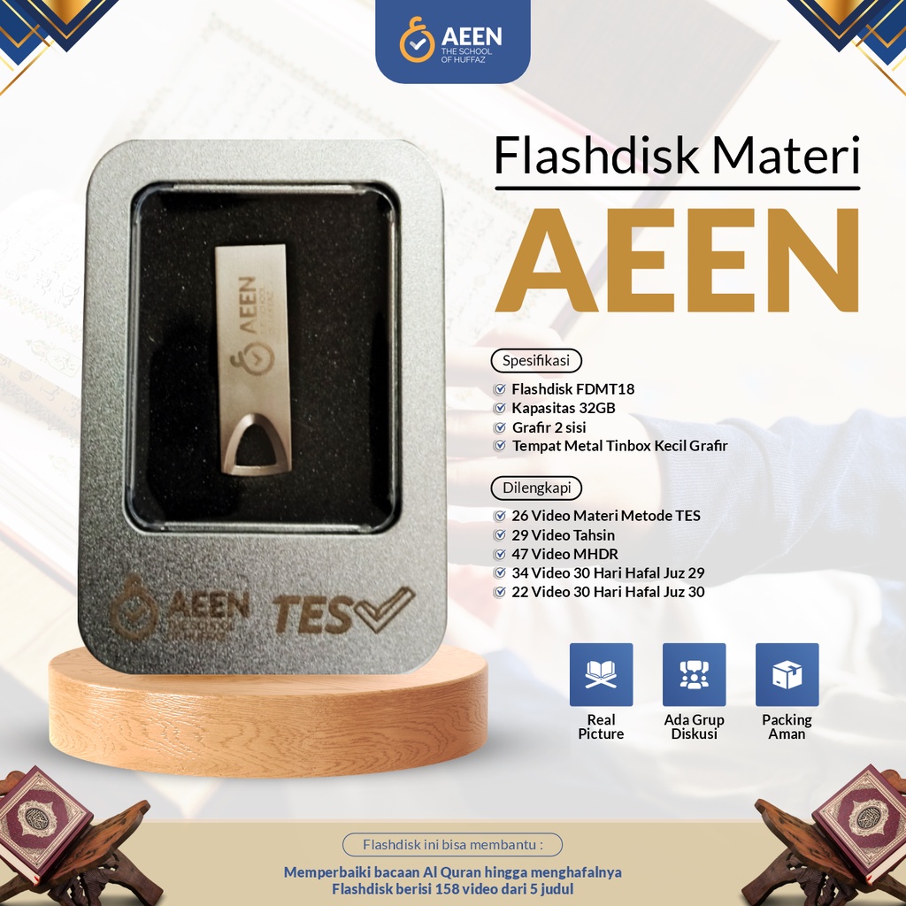 Jual Flashdisk AEEN Cara Mudah Menghafal Al Quran Kapasitas 16 GB ...