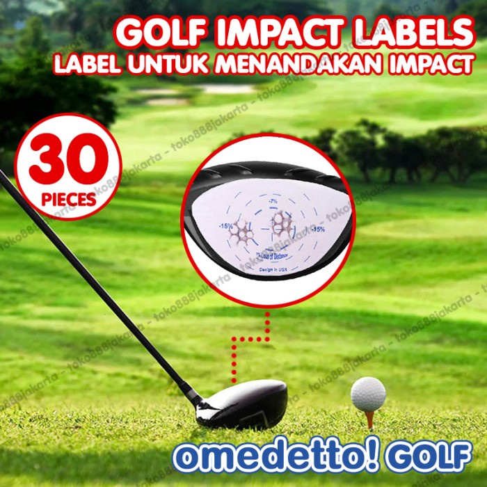 Jual Promo Golf Impact Label Sticker Akurasi Latihan 30 Buah Terbaru ...