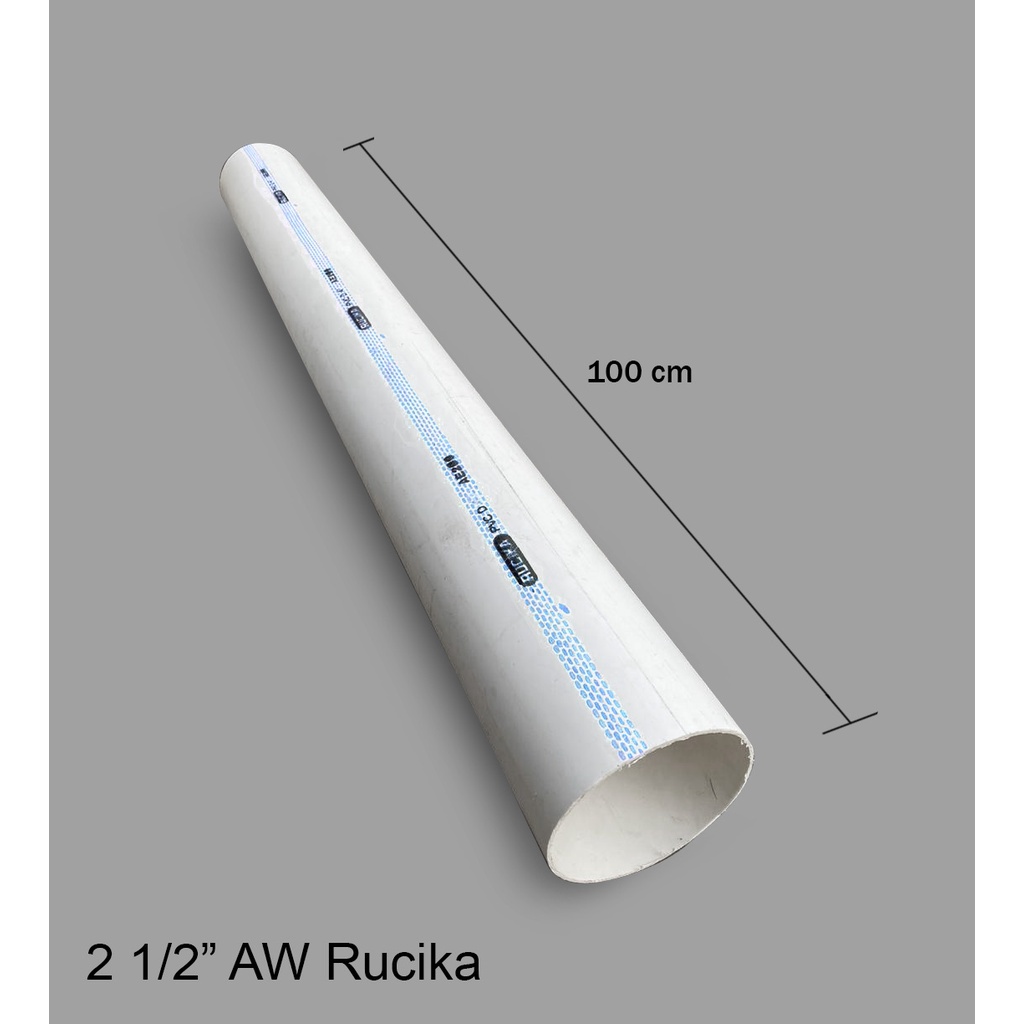 Jual Pipa Potongan 2 1/2 Inch Aw Rucika 100 Cm | Shopee Indonesia