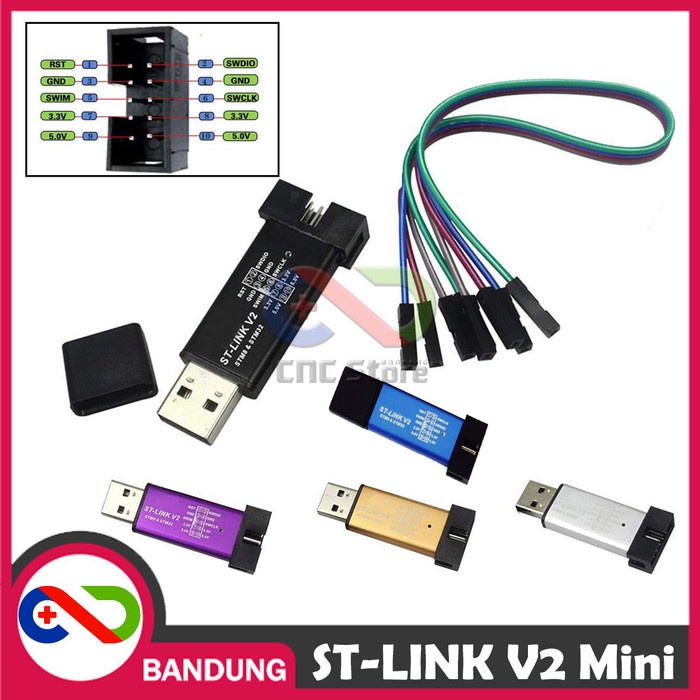 Jual St Link Mini V2 Programmer For Stm8 Stm32 Usb Downloader Debuger Emulator Stlink St Link