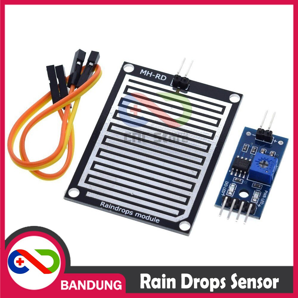 Jual RAINDROPS RAIN HUMIDITY DETECTION SENSOR AIR HUJAN MODULE | Shopee Indonesia