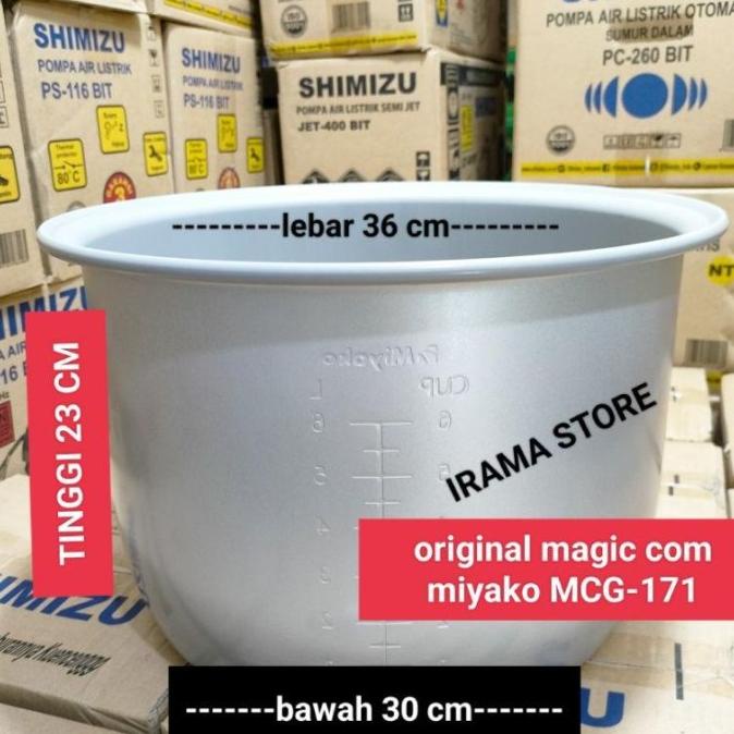 Jual Panci Teflon Magic Com Miyako Original Mcg-171 Ukuran Jumbo 6 ...