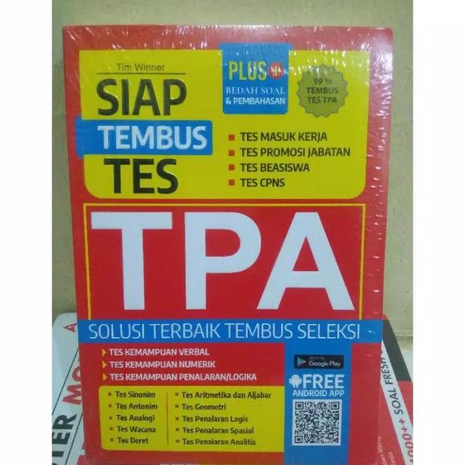 Jual BUKU SIAP TEMBUS TES TPA | Shopee Indonesia Jual BUKU SIAP TEMBUS TES TPA | Shopee Indonesia