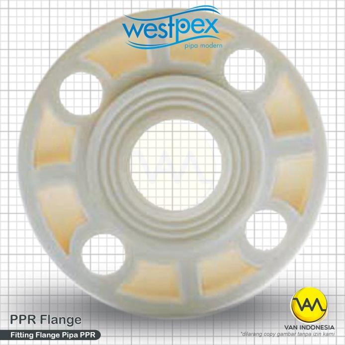 Jual Fitting Pipa Ppr Adaptor Flange Set Westpex Best Seller | Shopee ...