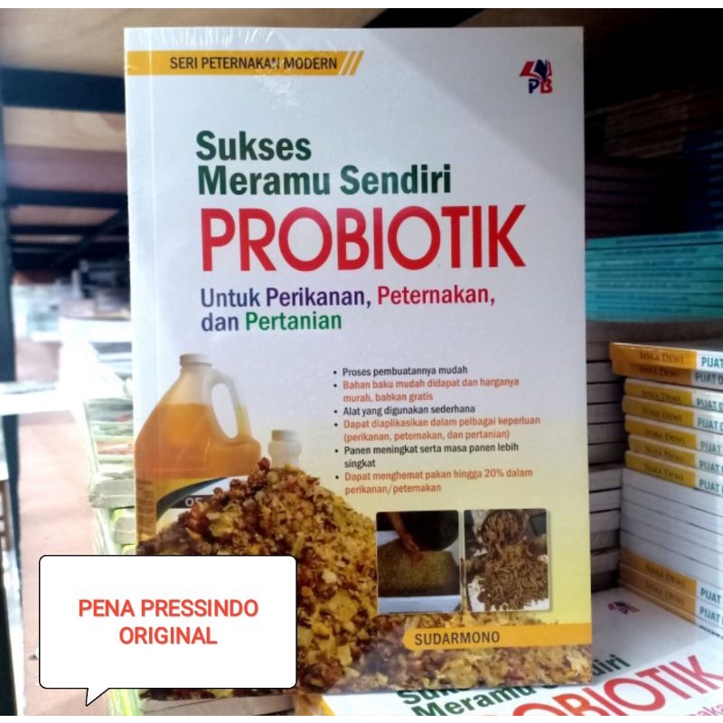 Jual BUKU SUKSES MERAMU SENDIRI PROBIOTIK UNTUK PERIKANAN PETERNAKAN ...