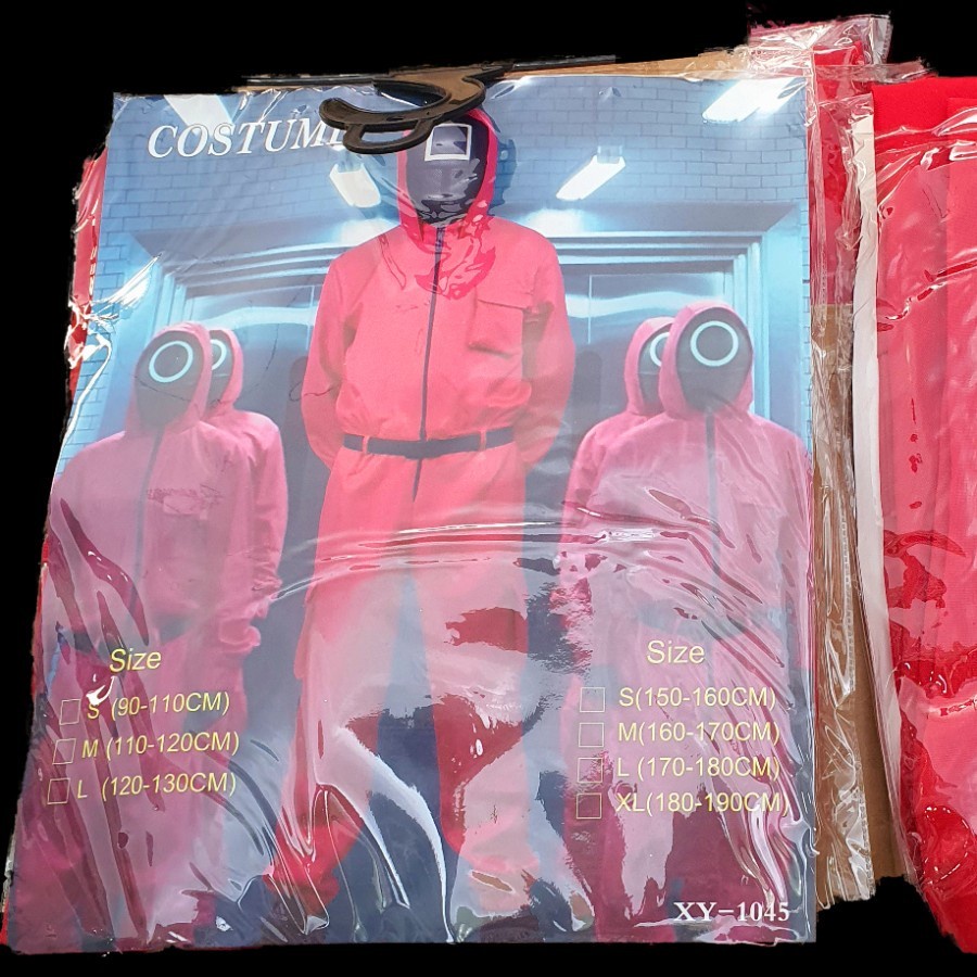 Jual Kostum Money Heist Jumpsuit Merah Seragam Merah Kpop Halloween ...