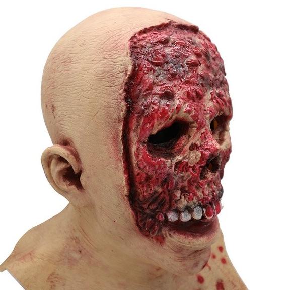 Jual New Halloween Latex Bloody Mask Zombie Clown Horror Scary Original ...