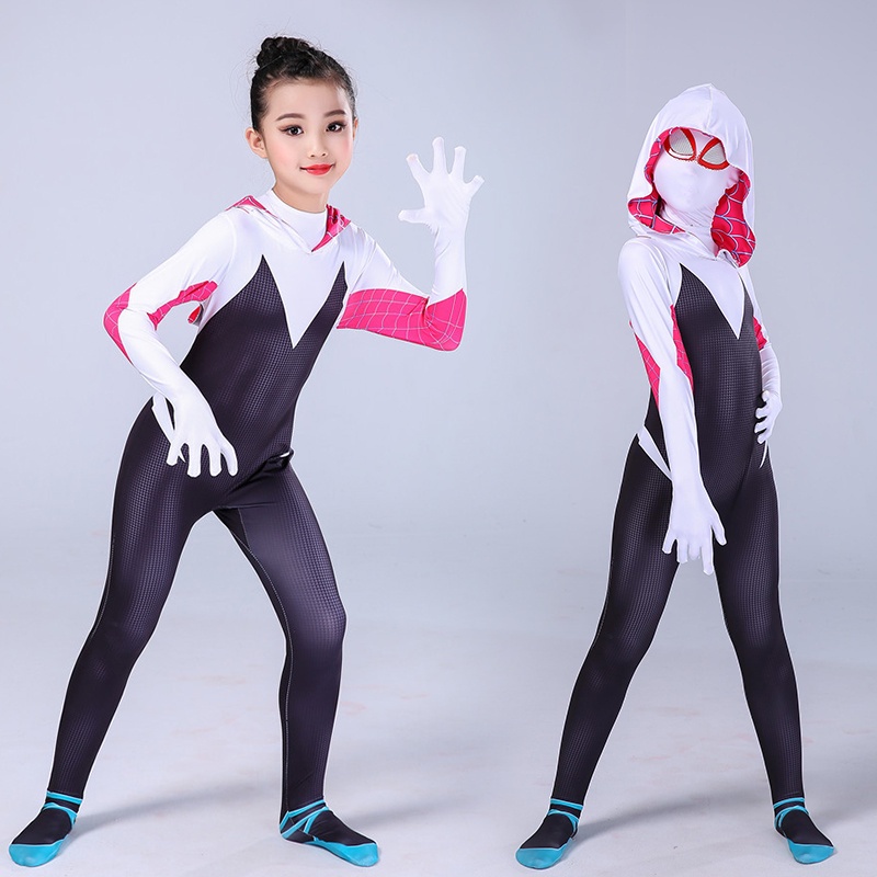 Jual Halloween Kostum Anak Gwen Spiderman Bla Return New Age Baju ...