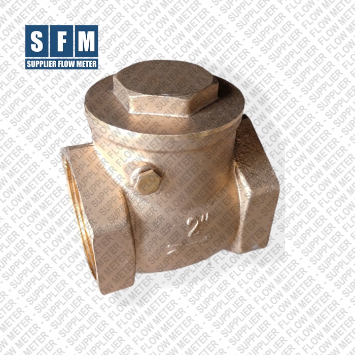 Jual [Original] Check Valve Kuningan Drat 50Mm - Klep Tabok 2 Inch ...