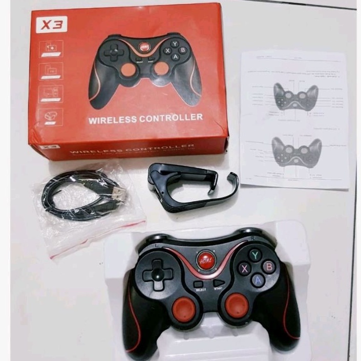 Jual Smart Nirkabel Bluetooth Gamepad Gaming Controller Untuk Android Mobile X3 Wireless