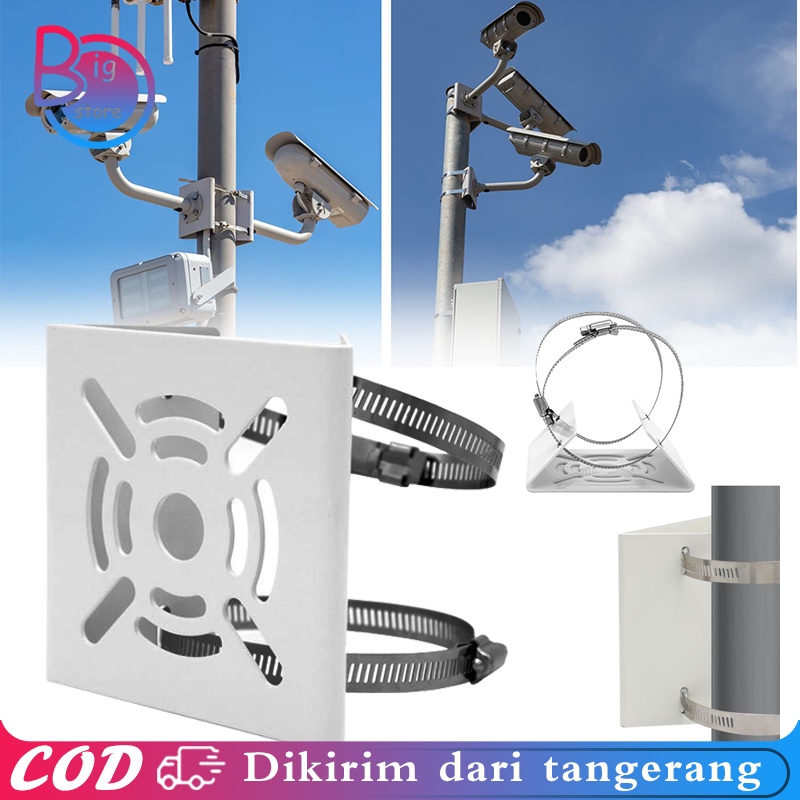 Jual 1Set Breket CCTV Mounting Bracket CCTV universal Bracket CCTV Pole ...