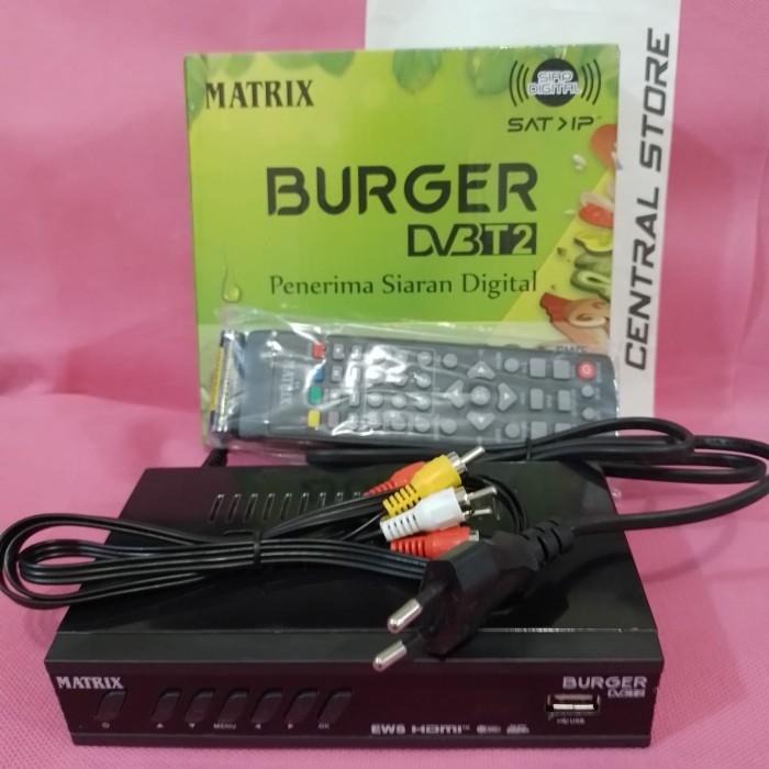 Jual Set Top Box Matrix Burger Hijau Dvb-T2 Original | Shopee Indonesia