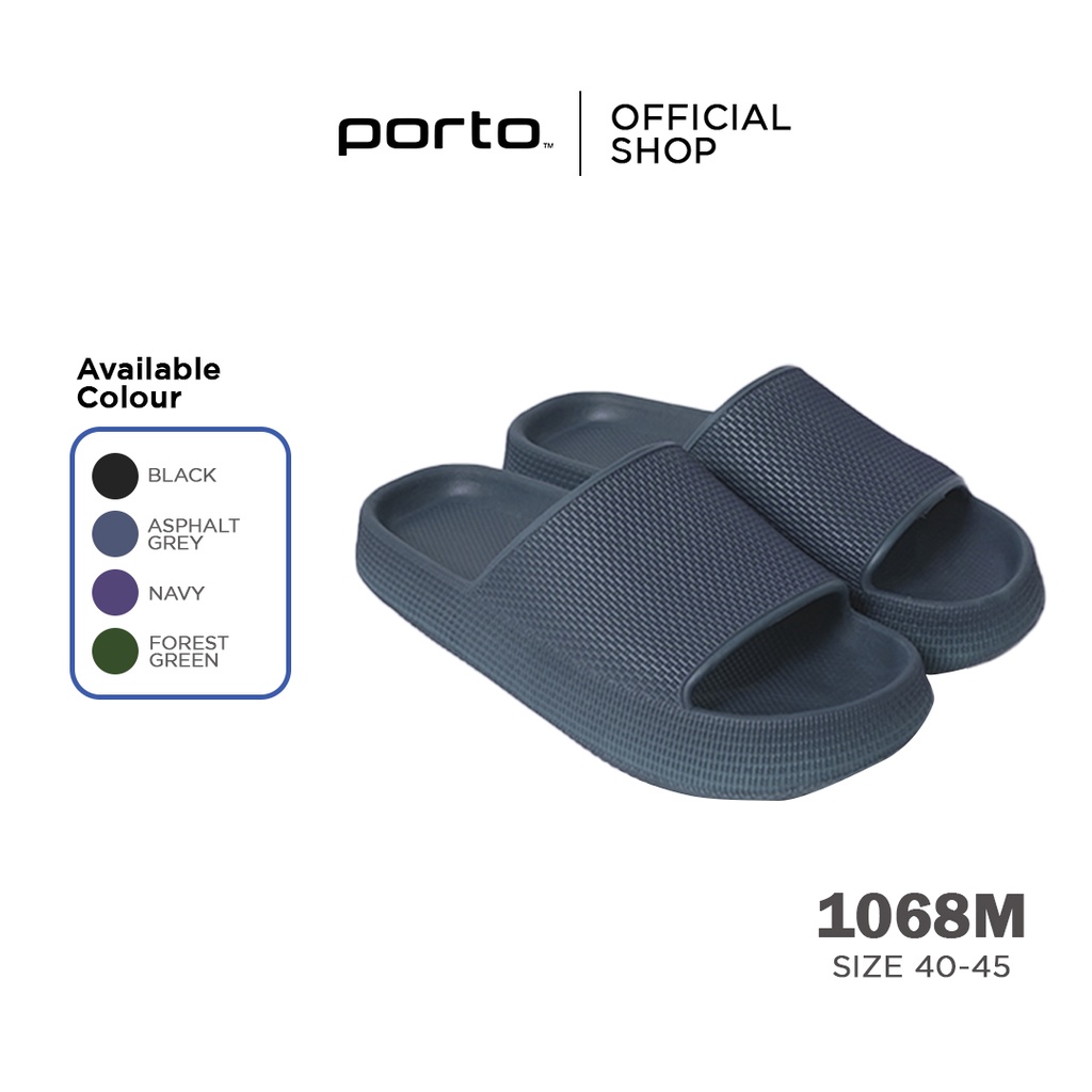 Jual PORTO 1068M - Sandal Karet Pria Dewasa Sendal Selop Cowok ...