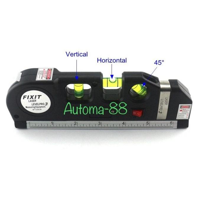 Jual Laser Level Pro Waterpass Levelpro 3 dengan Meteran Water Pass ...