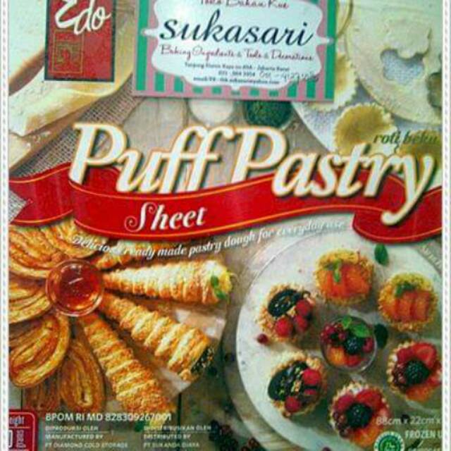 Jual Edo Puff Pastry 750 Gr (4 Sheet) | Shopee Indonesia