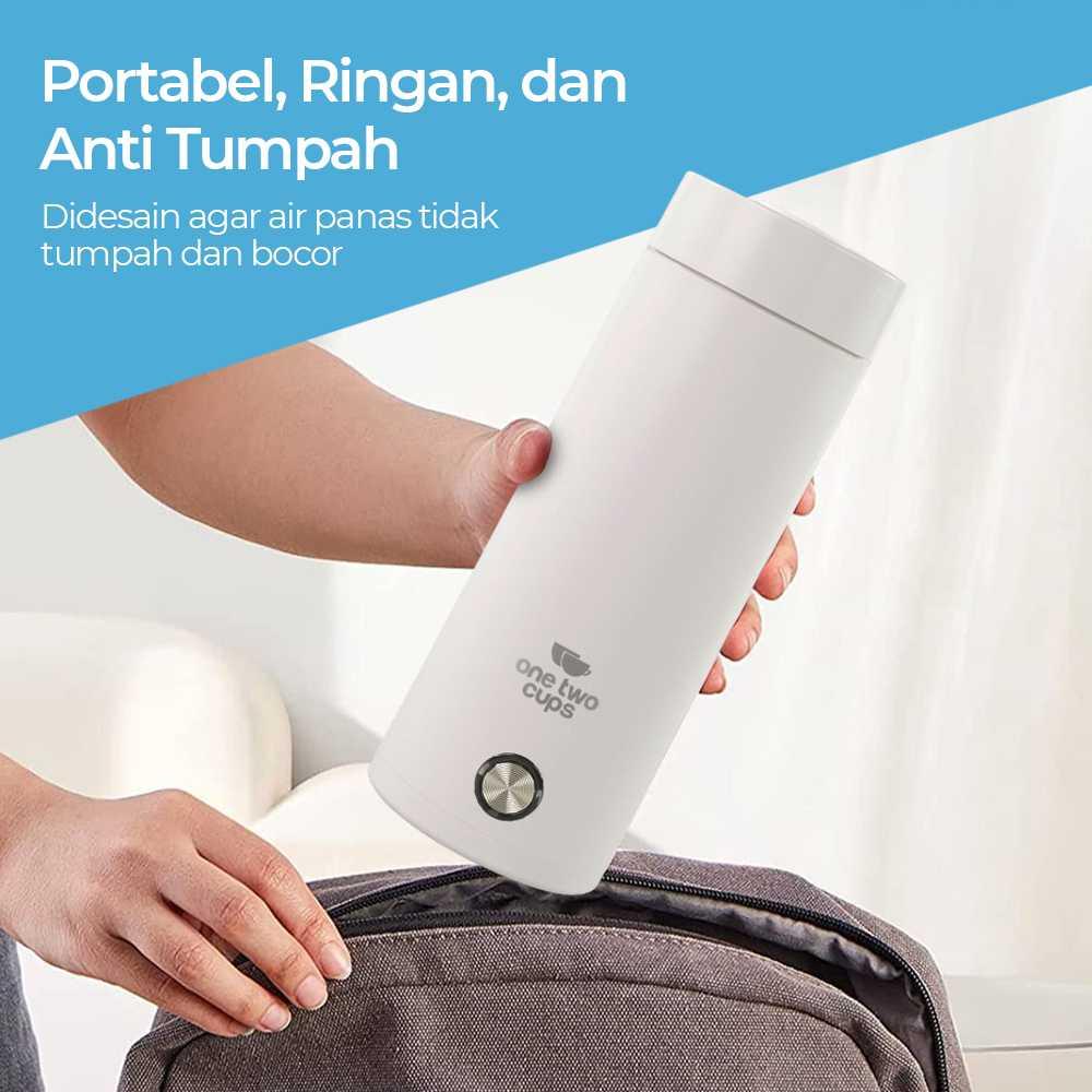 Jual One Two Cups Botol Minum Termos Elektrik Thermal 400ml 300W - HC ...