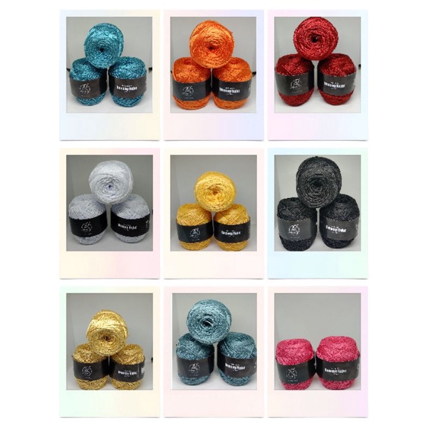 Jual Benang rajut poly kilap d27/tali rajut bahan merajut kualitas ...