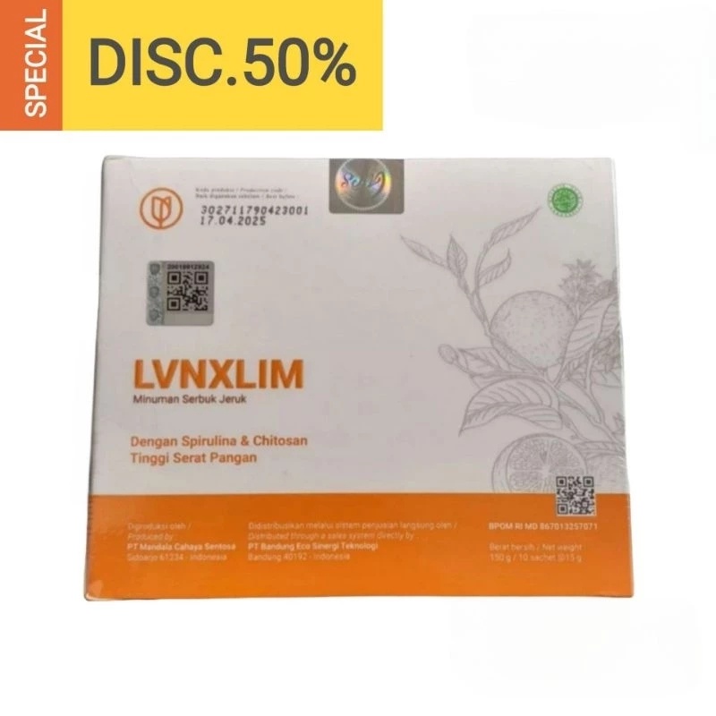 Jual LVN XLIM 10 SASHET KEMASAN TERBARU | Shopee Indonesia