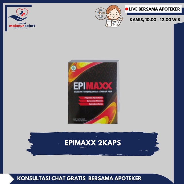 Jual EPIMAXX 1 box 2 KAPSUL | Shopee Indonesia