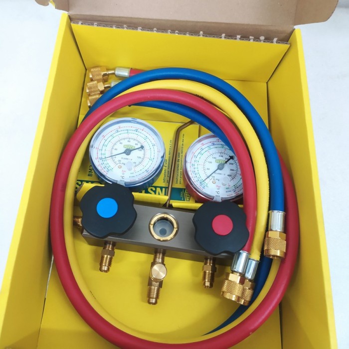 Jual IGSS Manifold Gauge BM2-6-DS Refco Set R22 | Shopee Indonesia