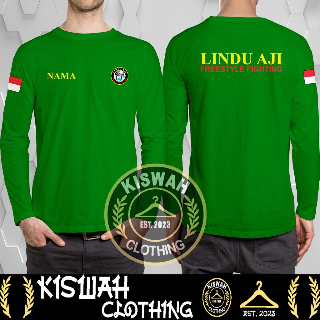 Jual Kaos Tshirt Lindu Aji Freestyle Fighting Logo Gratis Nama Lengan ...