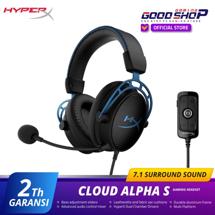 Jual HYPERX CLOUD ALPHA S GAMING HEADSET | Shopee Indonesia