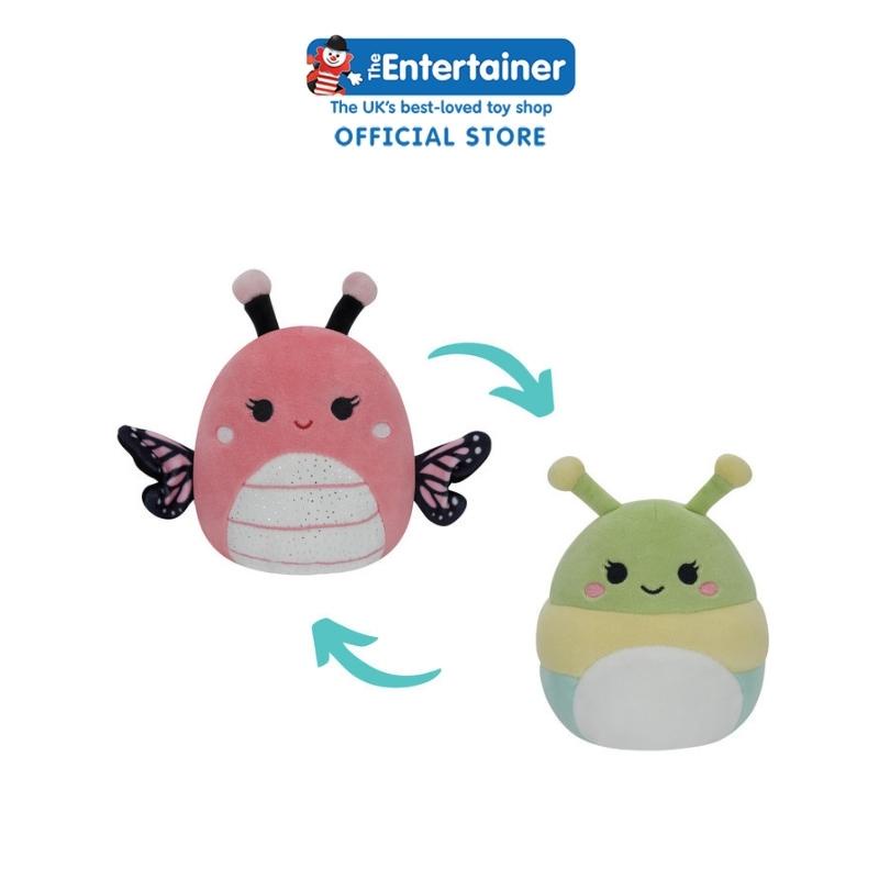 Jual Squishmallows 5 In Flip A Mallow Caterpillar & Butterfly - Boneka ...