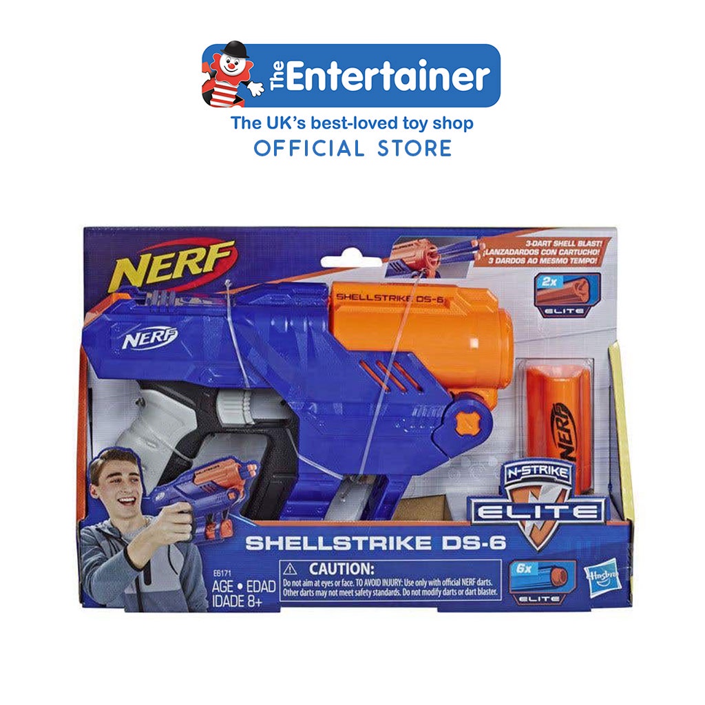 Jual Nerf Elite Shellstrike Ds-6 - Mainan Aktifitas Anak | Shopee Indonesia