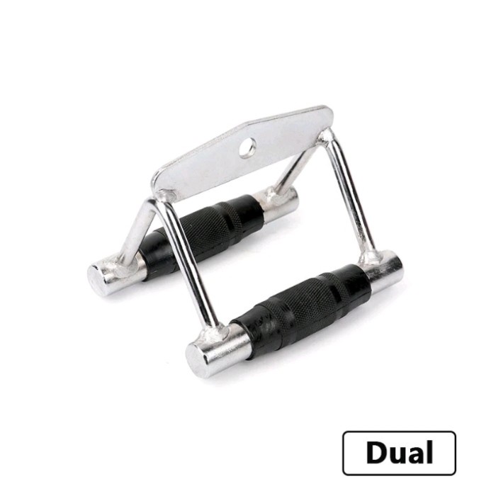 Jual V bar row handle grip rowing handle grip full besi tebal alat pull ...