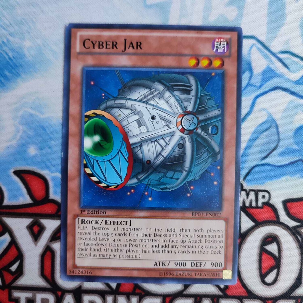 Jual yugioh cyber jar BP01 black rare 1st original | Shopee Indonesia