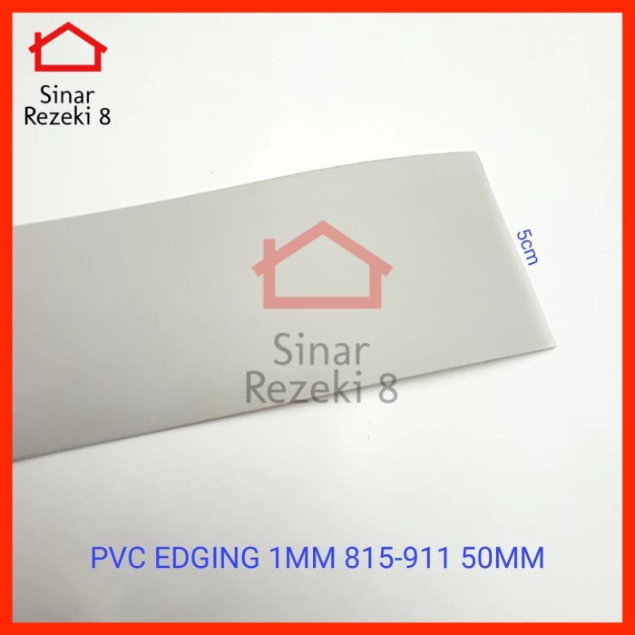 Jual PVC Edging Abu 50 mm x 1 mm / 5 cm HPL Hitam Dof Solid taco 815 ...