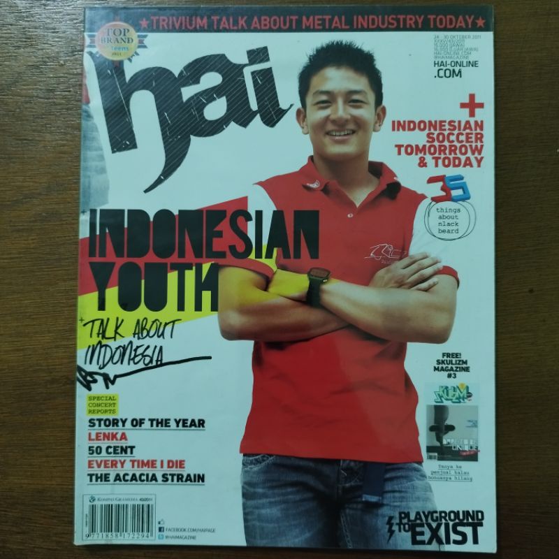Jual majalah Hai cover Rio Haryanto, Trivium, everytime i die, Andra ...