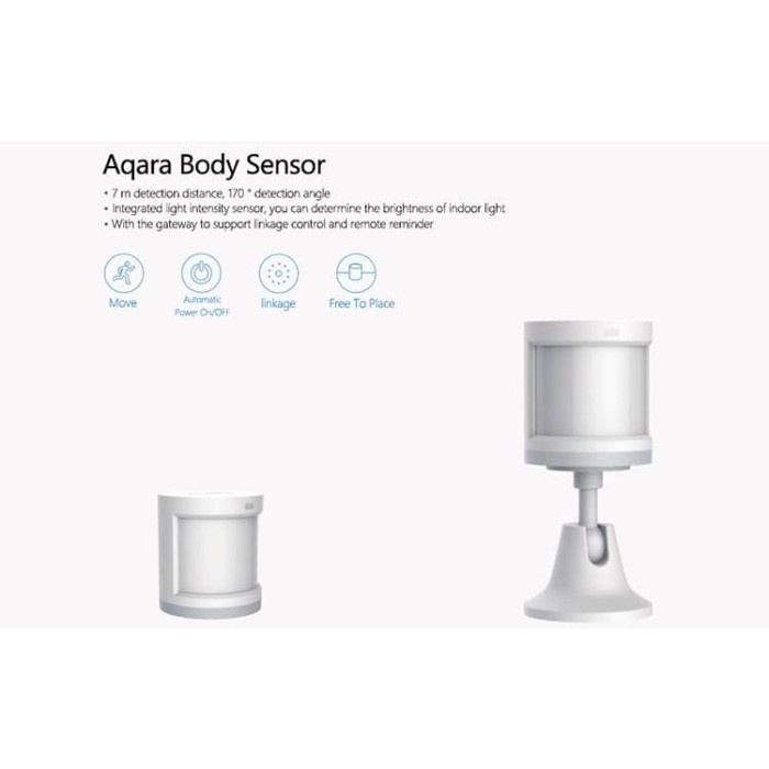 Jual Alat Sensor Gerak Motion Sensor Aqara Human Body Sensor | Shopee ...